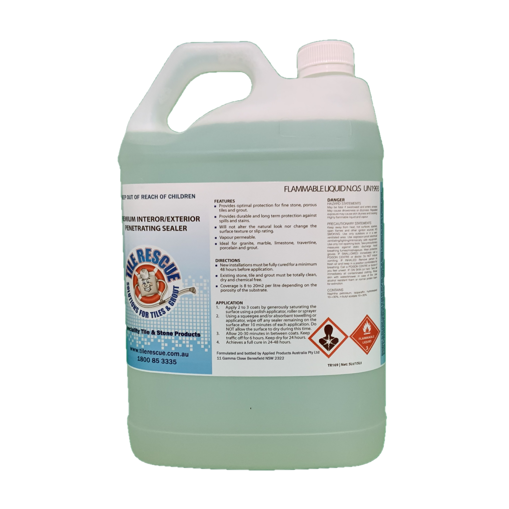 Tile Rescue Premium Int/Ext Penetrating 5l – Tile Rescue Wholesale Shop